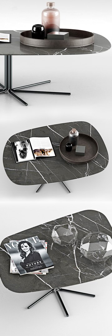 3D Model Minotti Rays Coffee Tables - TurboSquid 1591570