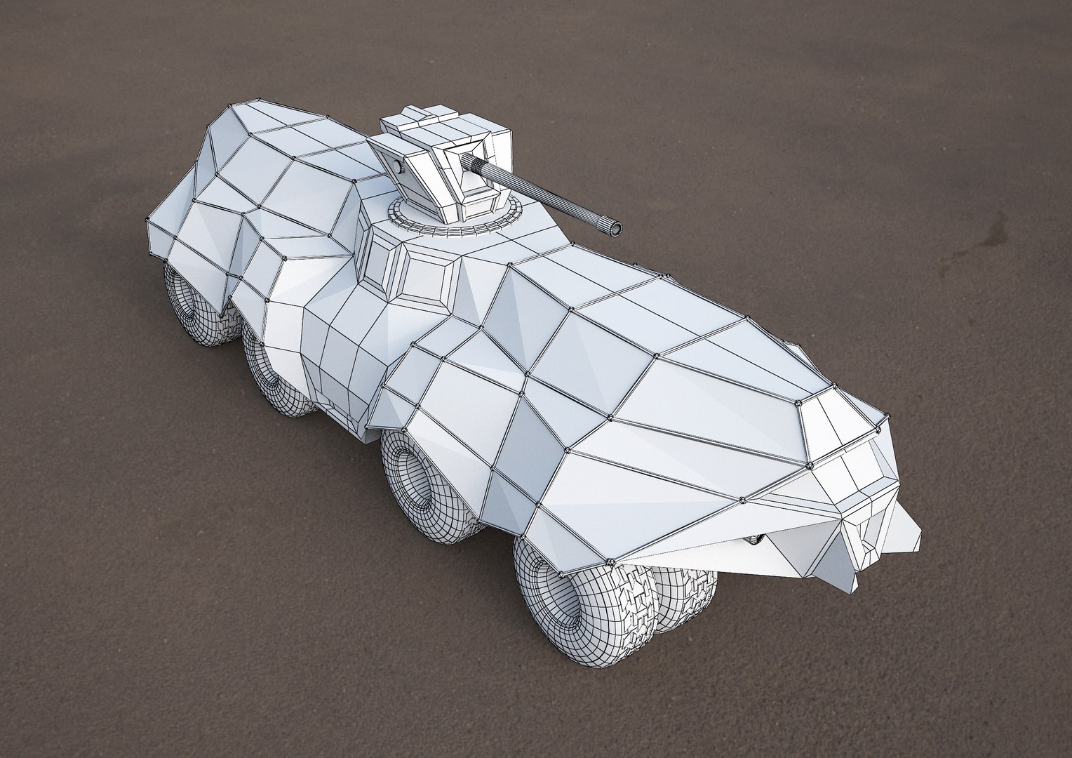 3D Tank Concept Model - TurboSquid 1589759