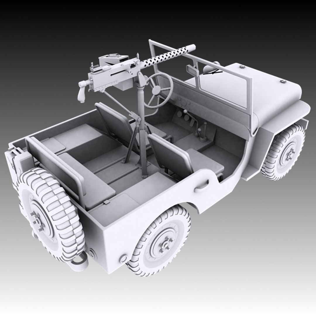 Willys Jeep 3D Model - TurboSquid 1298094