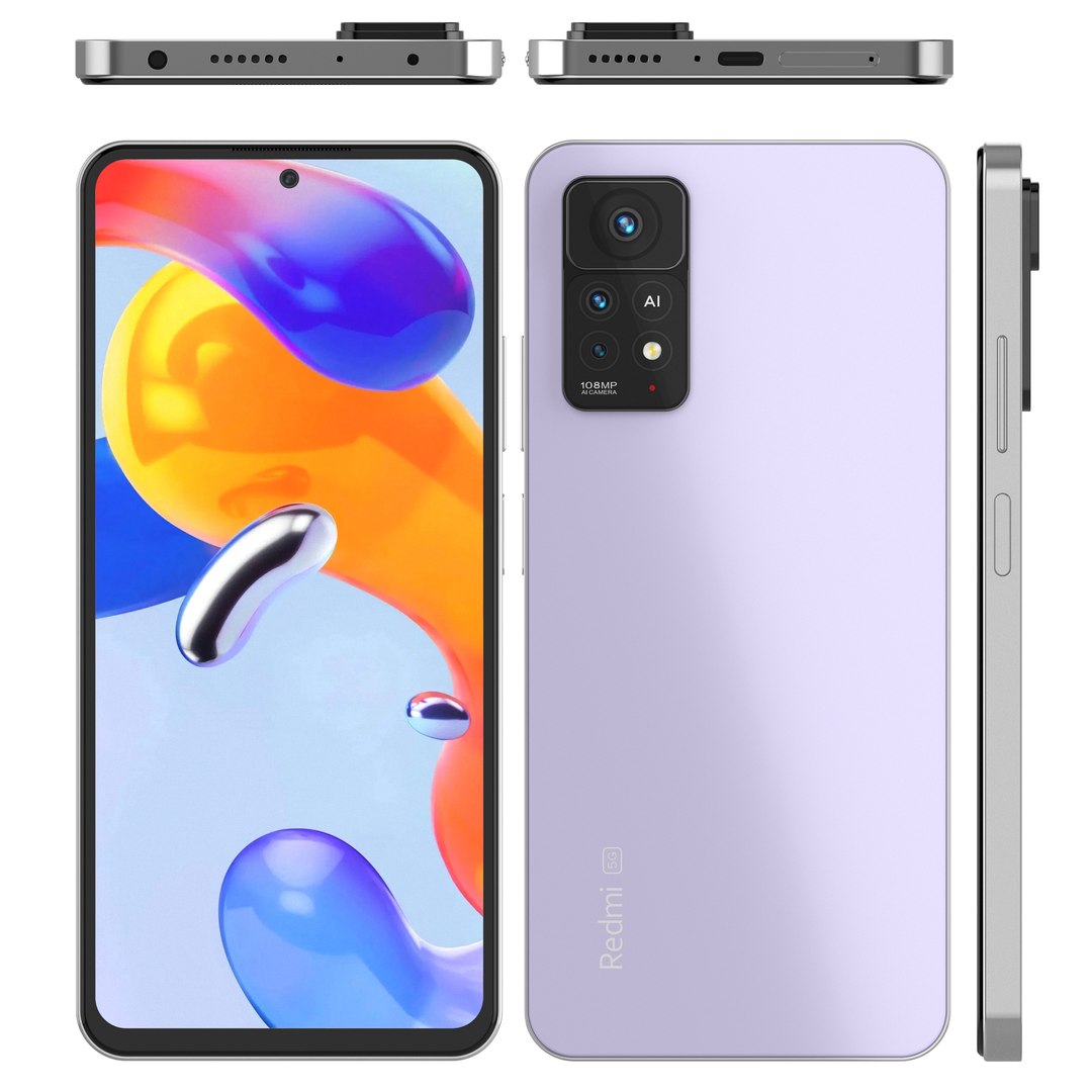 Xiaomi Redmi Note 11 Pro 3D Model - TurboSquid 1989800