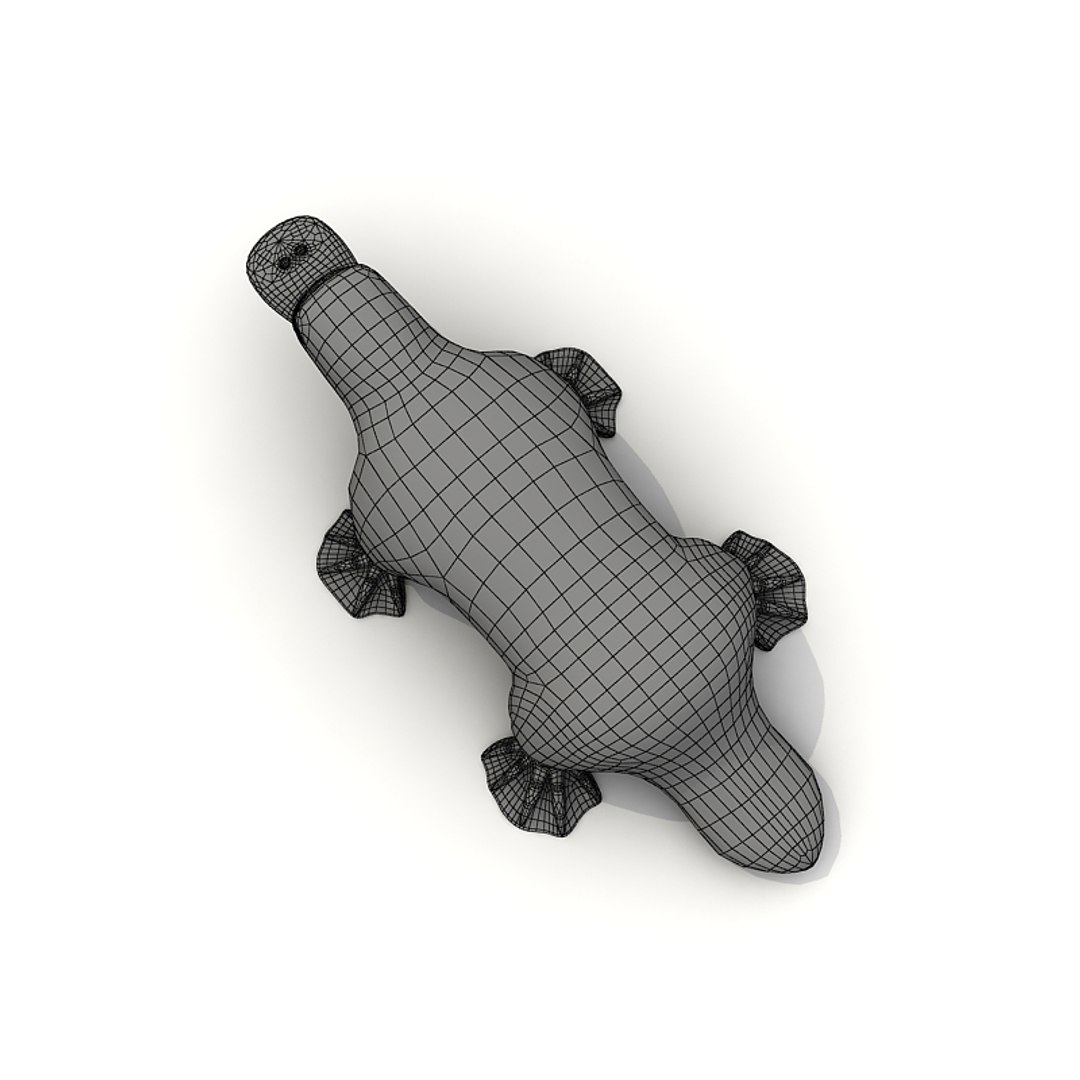 3d Model Platypus Animals Mammal