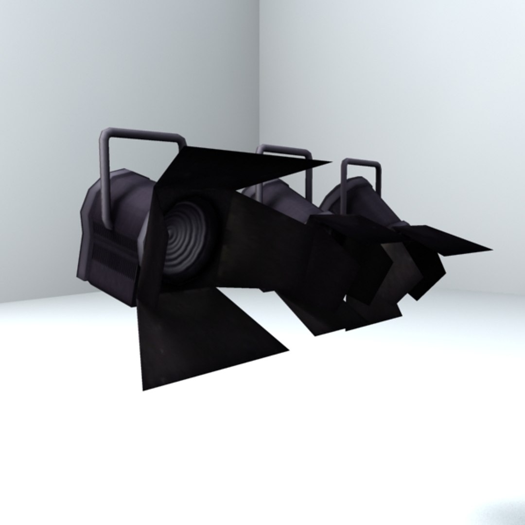 3d studio scene light