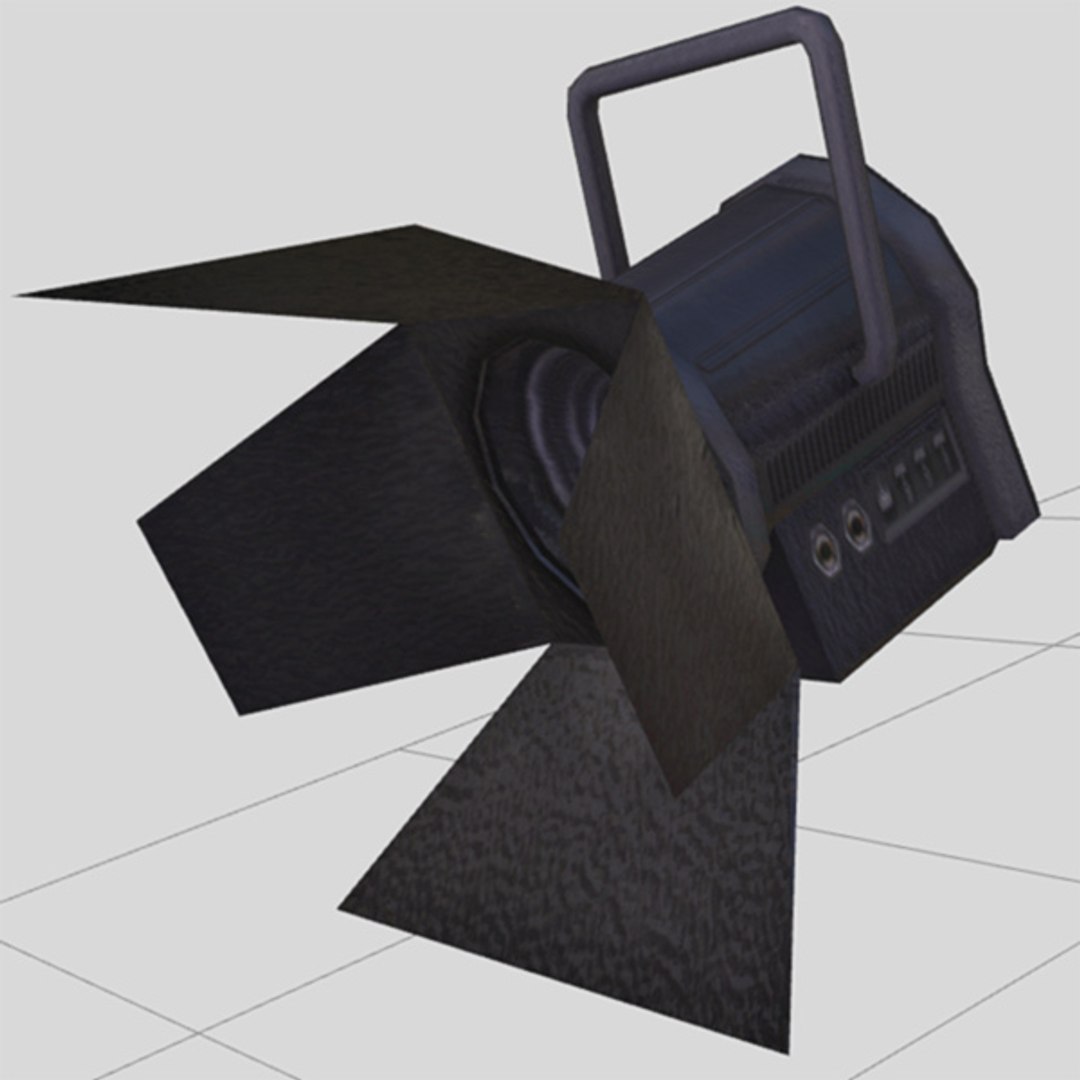 3d studio scene light