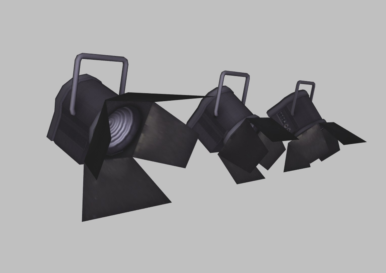 3d studio scene light