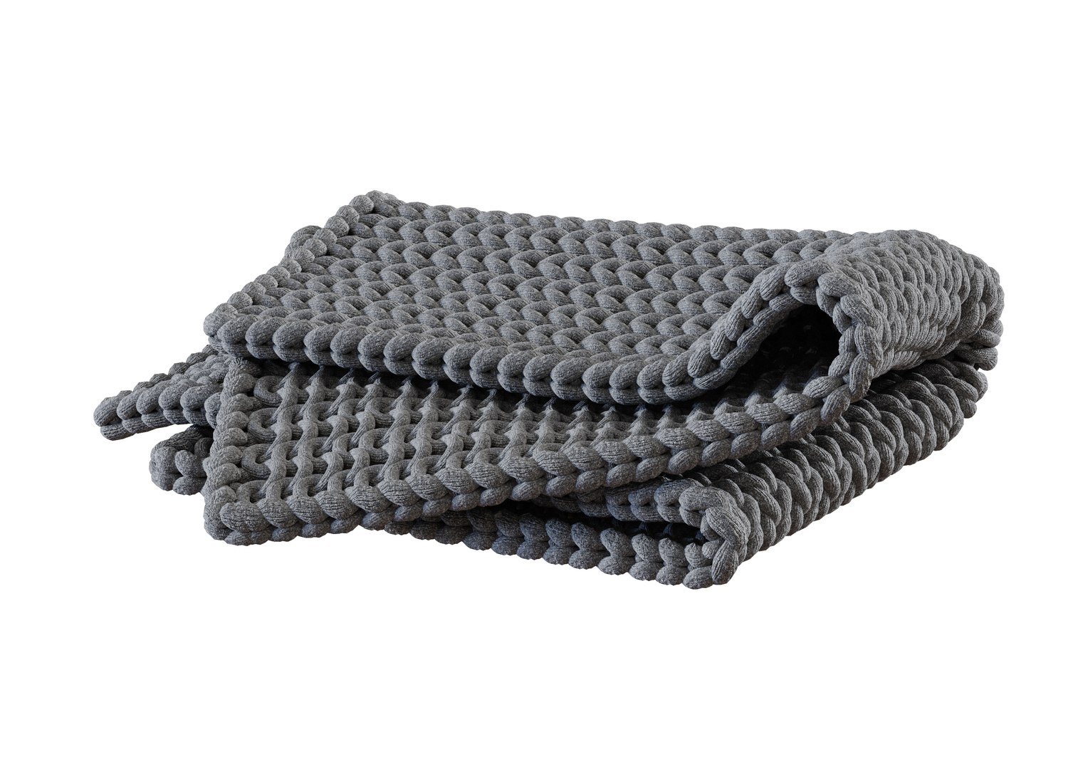 3D Model Knitted Plaid - TurboSquid 1560505