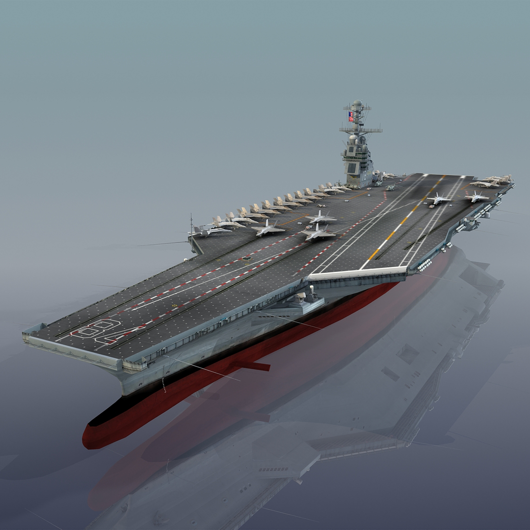 3d uss gerald r cvn-78