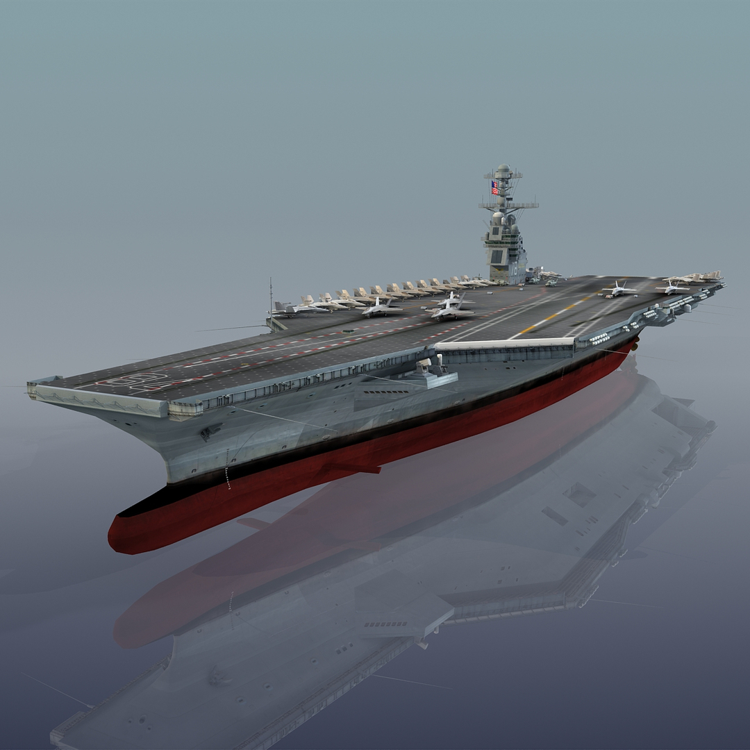 3d uss gerald r cvn-78
