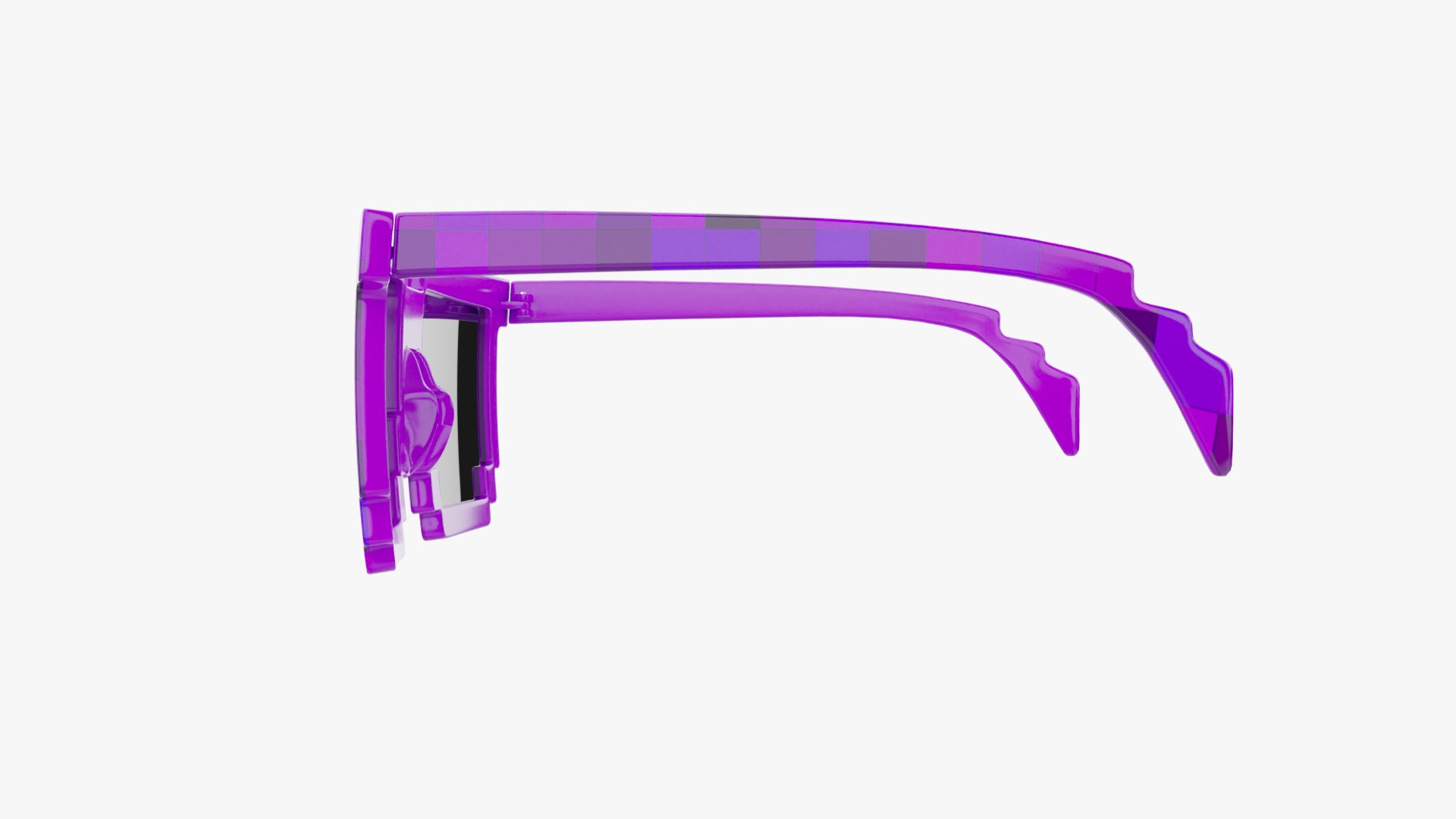 3D Pixel Style Sunglasses Model - TurboSquid 1960418
