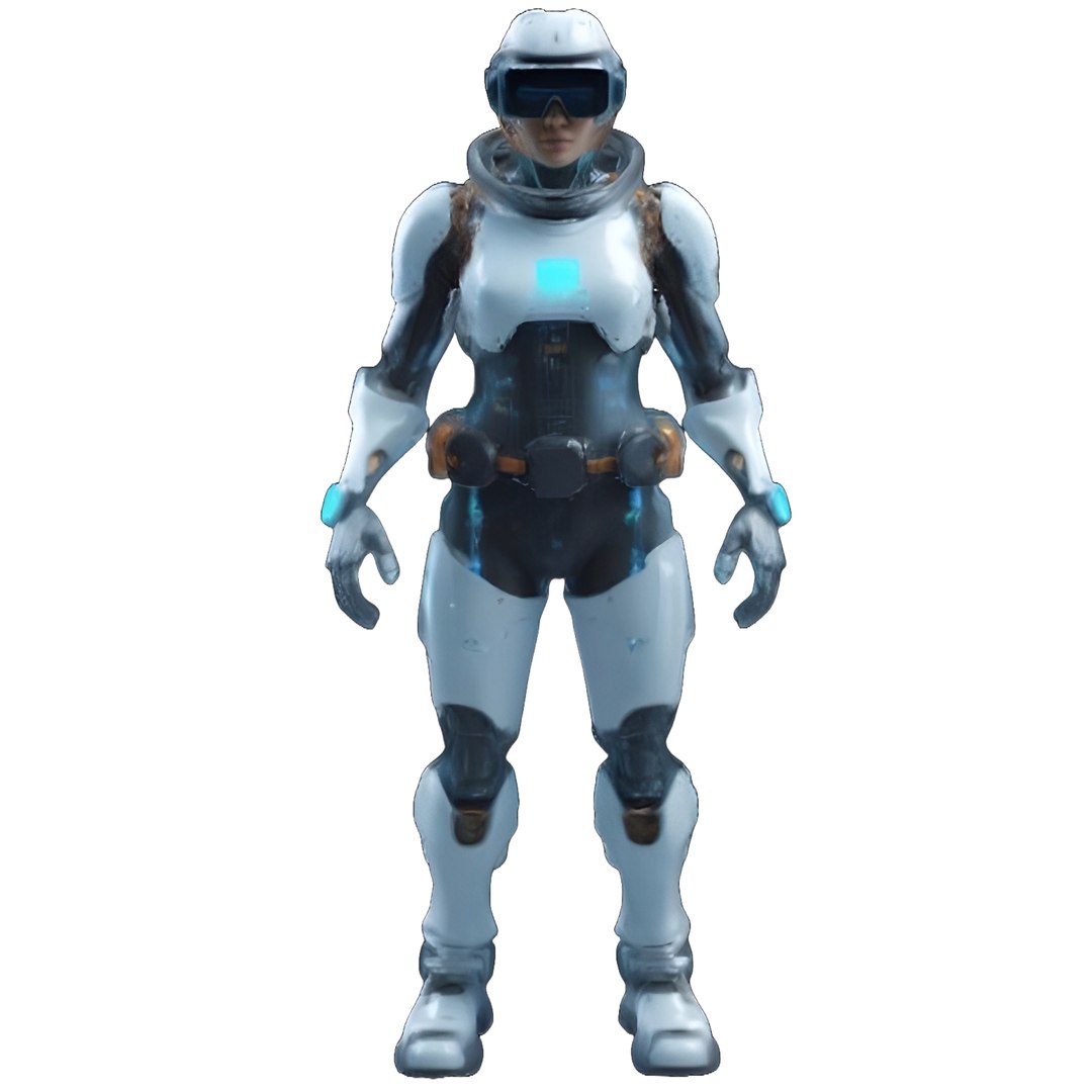 Futuristic Robot Character Pack 3D Model - TurboSquid 2332452