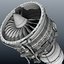 3d Jet Engine Cutaway Model