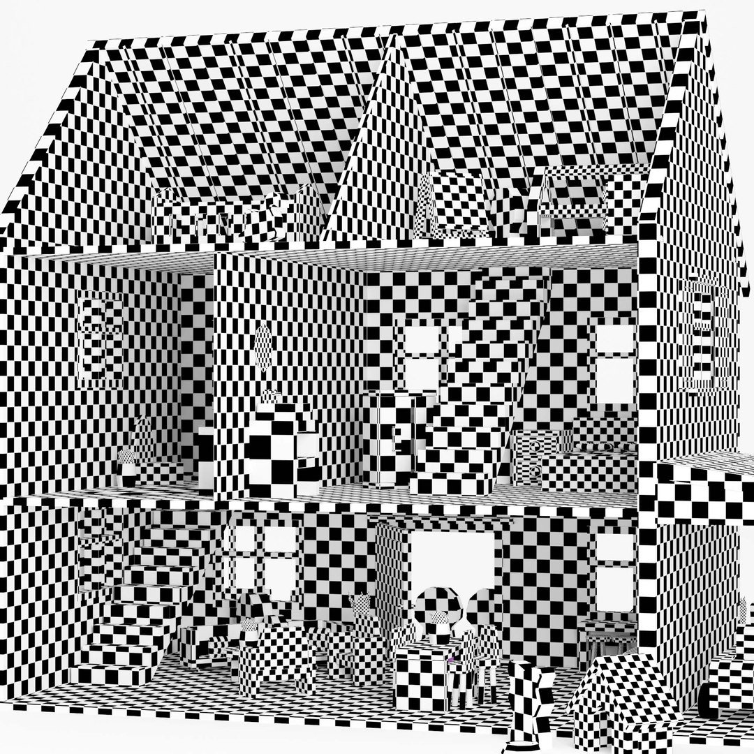 Coco Village Dollhouse 3D Model - TurboSquid 2087407