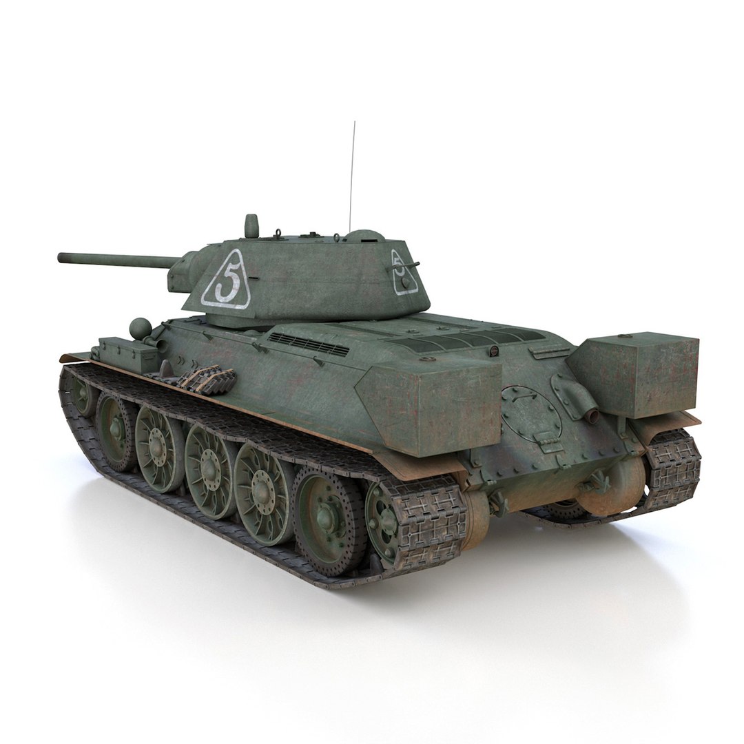 3D T-34-76 - 1942 Soviet - TurboSquid 1638213
