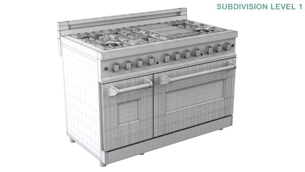3D Stove model - TurboSquid 1739316
