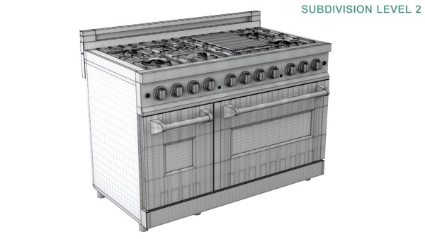 3D Stove model - TurboSquid 1739316