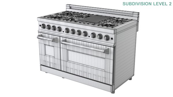 3D Stove model - TurboSquid 1739316