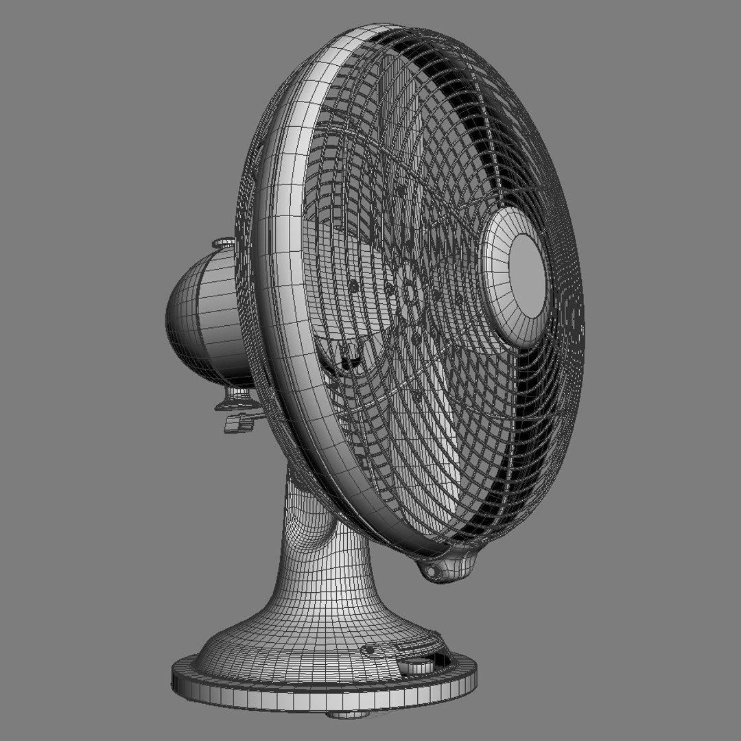 3d Model Table Fan