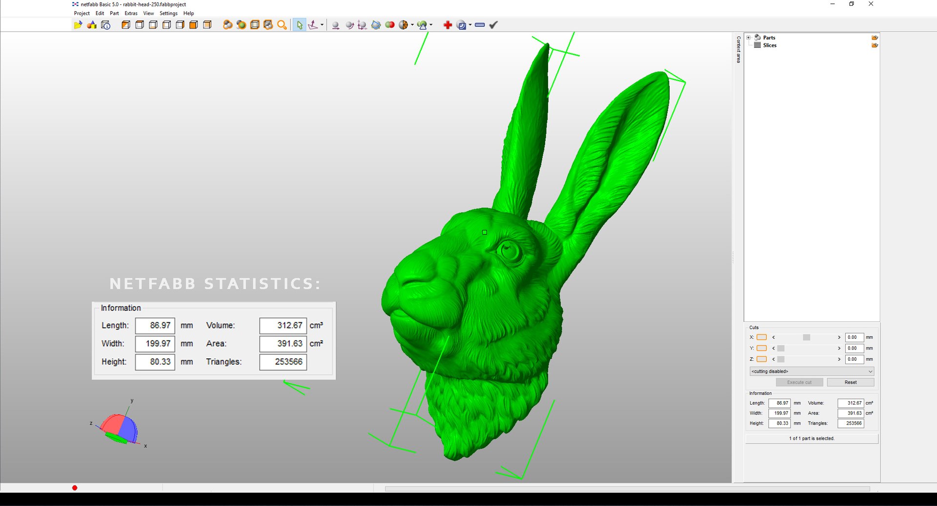 Rabbit Hare Head Sculpture Model - TurboSquid 1226964