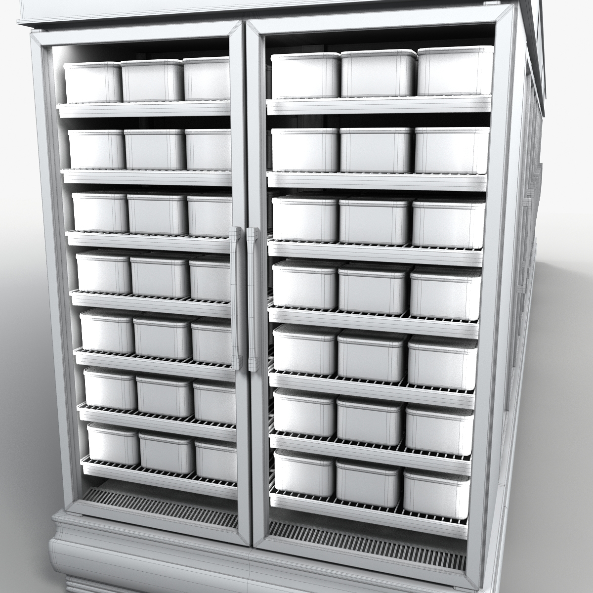 frozen food cases model