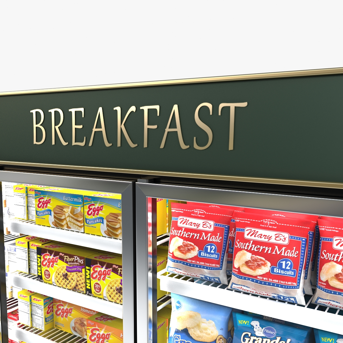 frozen food cases model