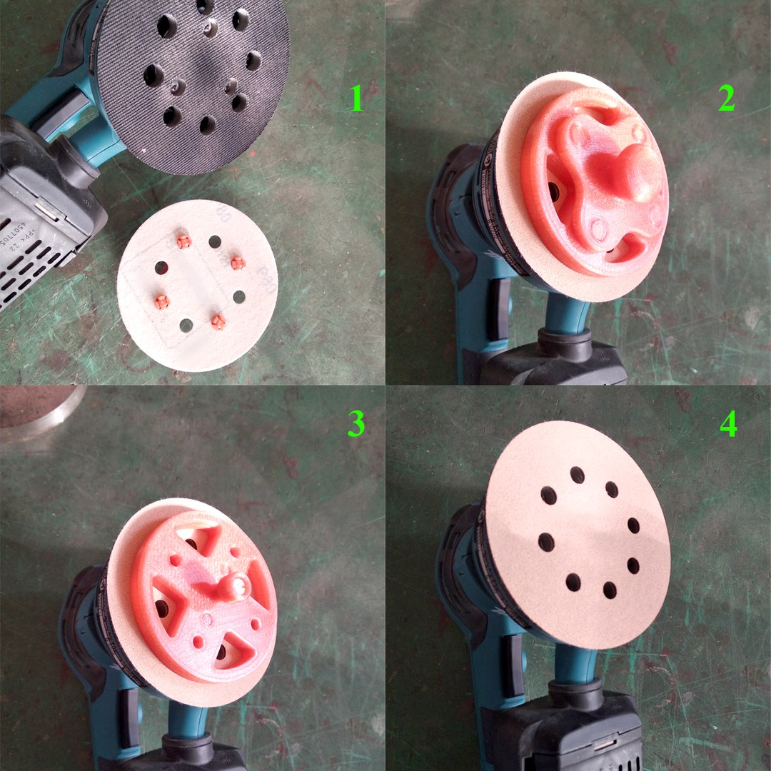 Printable Centering Orbital Sandpaper Tool 3D Model - TurboSquid 1833389