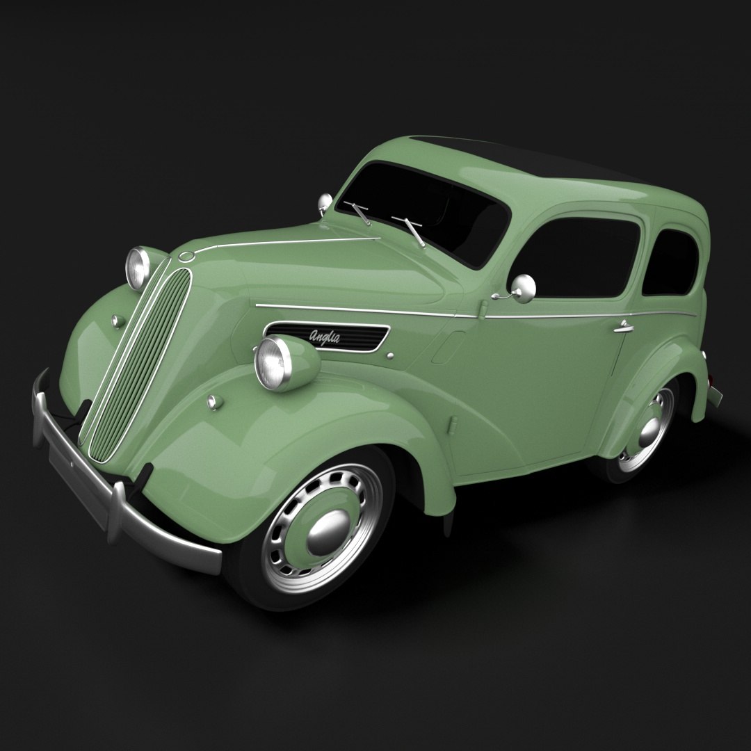 Ford Anglia E494A 3D Model - TurboSquid 2327360