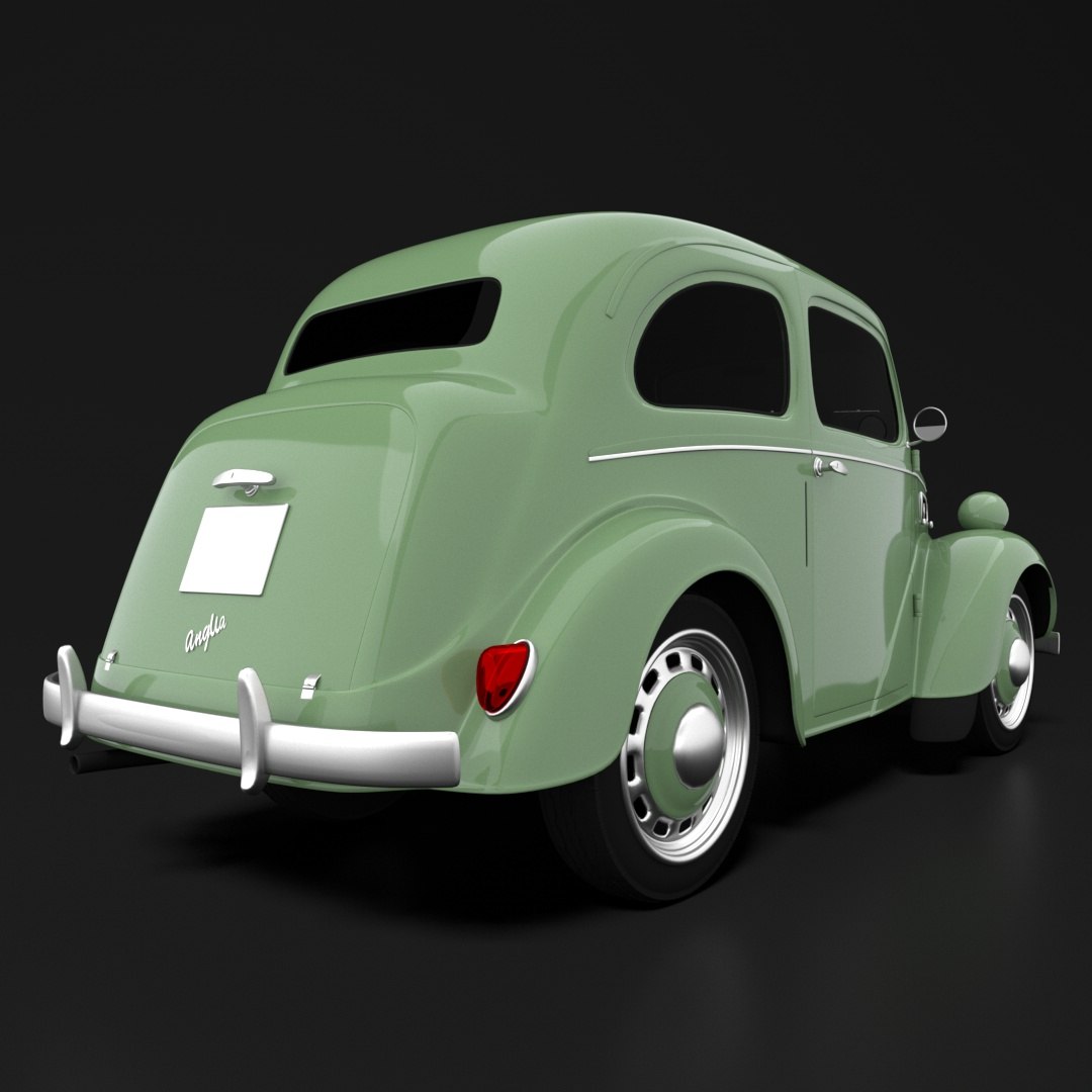 Ford Anglia E494A 3D Model - TurboSquid 2327360