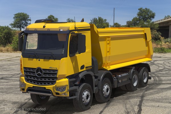 3D mercedes benz arocs 8x8 - TurboSquid 1414097