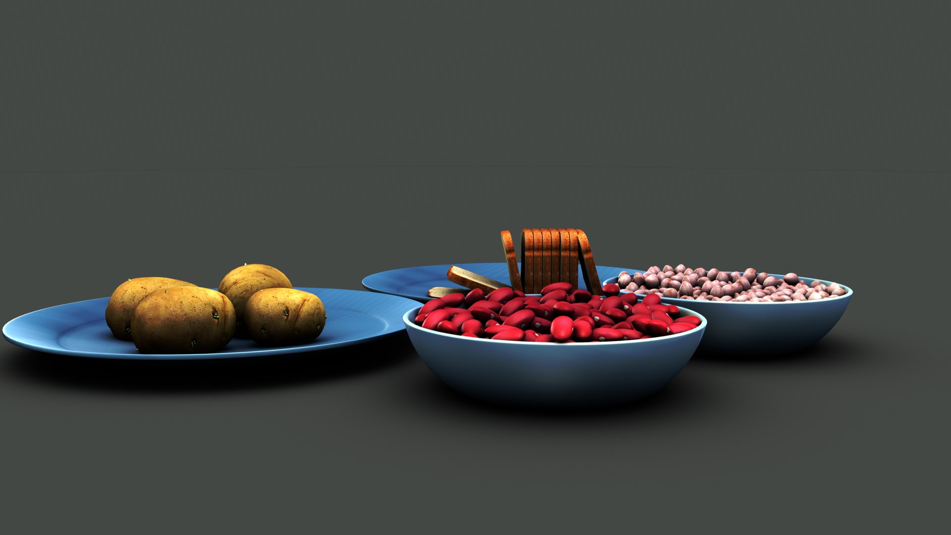 Carbohydrate Products 3D - TurboSquid 1790729