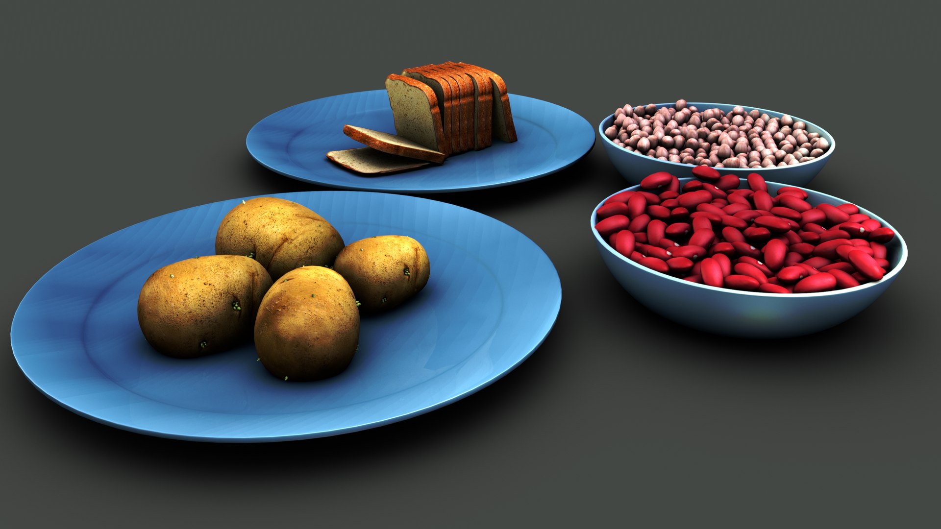 Carbohydrate Products 3D - TurboSquid 1790729