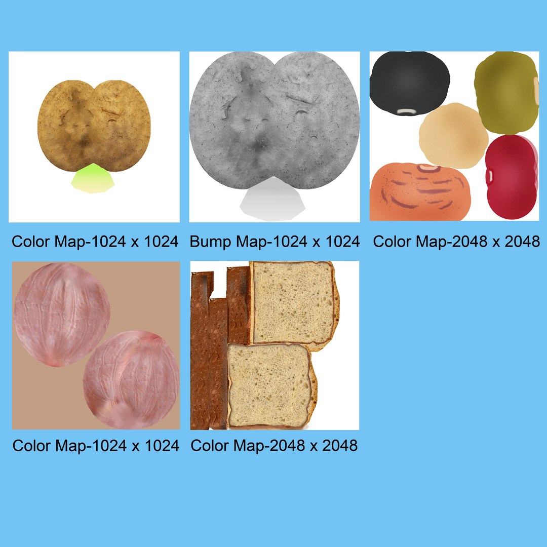 Carbohydrate Products 3D - TurboSquid 1790729
