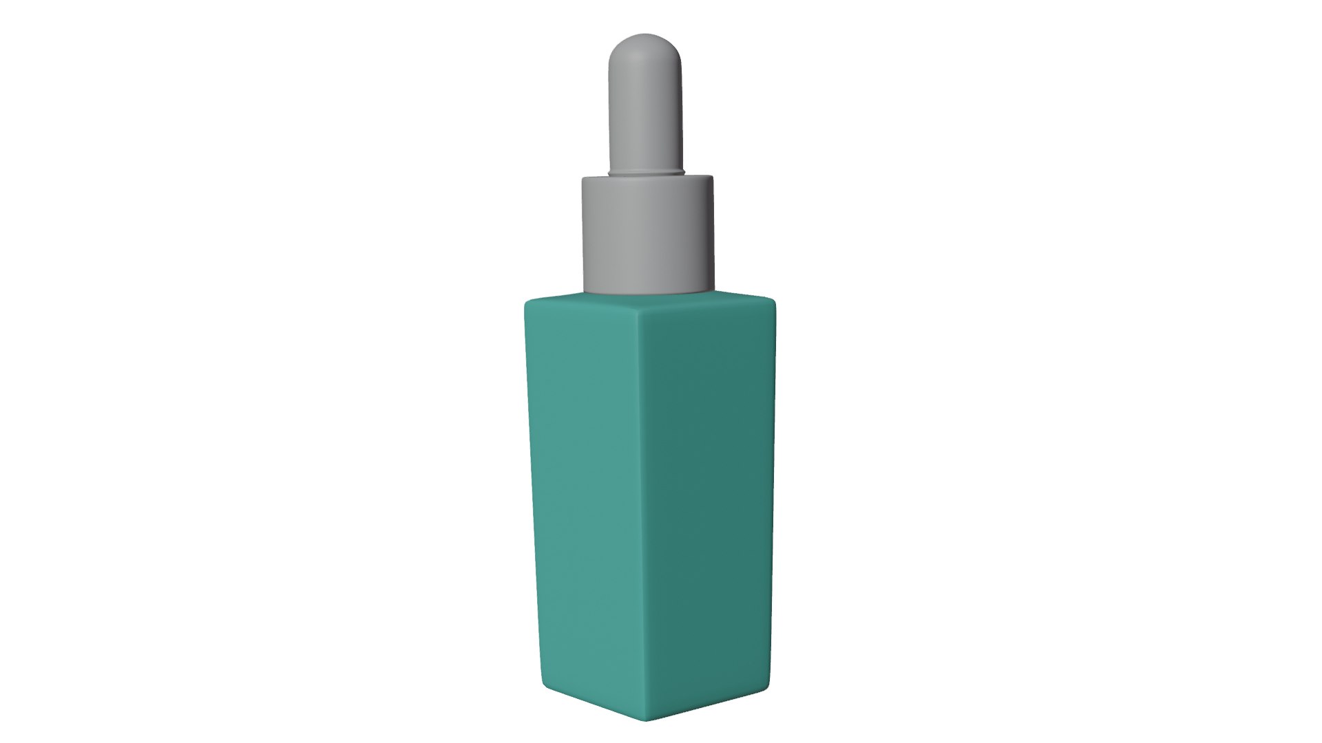 Cube Shape Drop Bottle 3D Model - TurboSquid 1895024