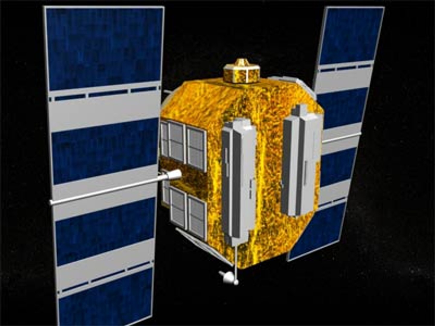 Gps Satellite 3d Model