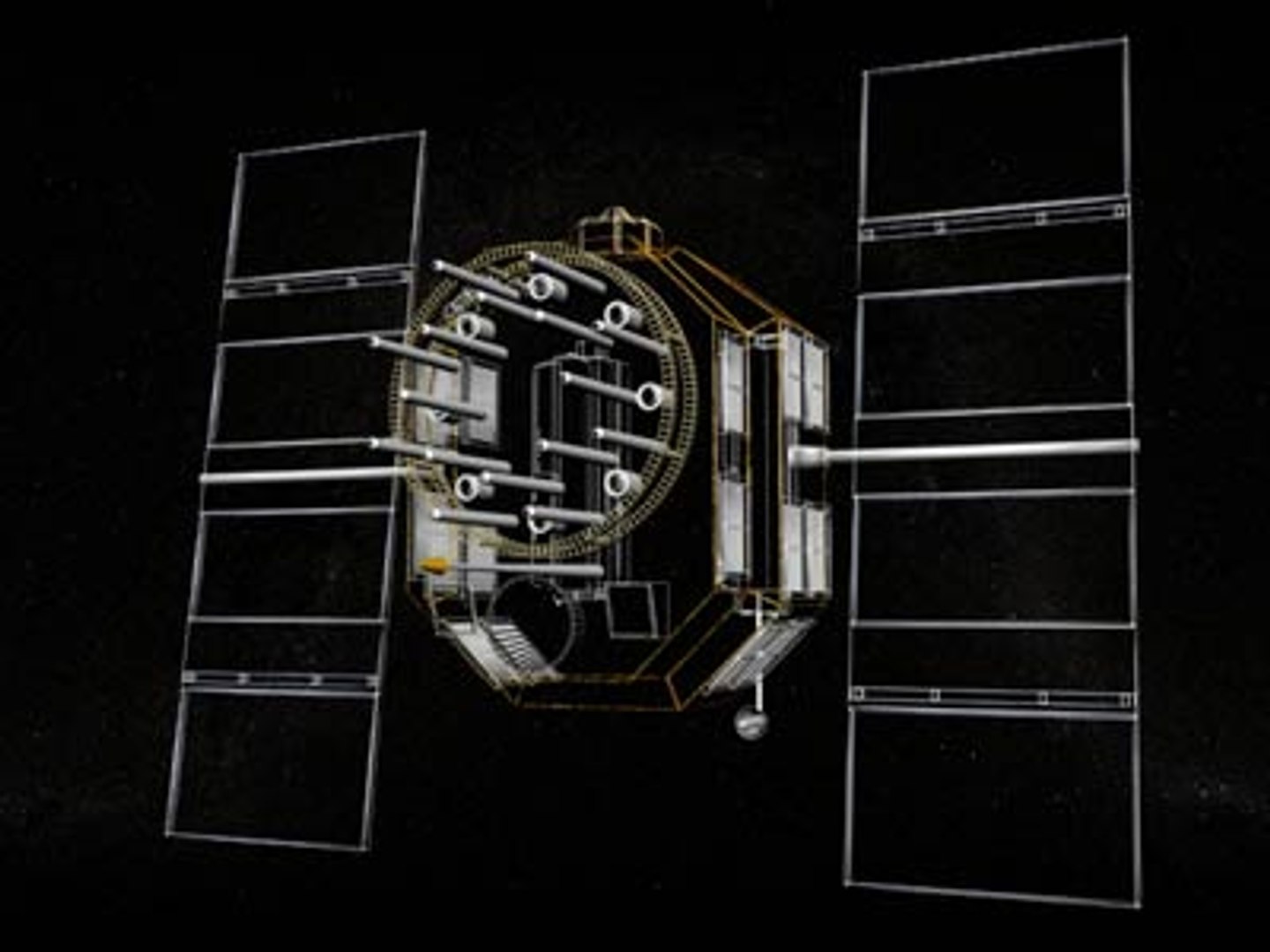 Gps Satellite 3d Model