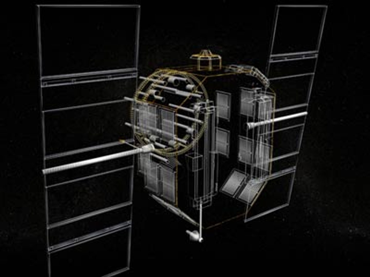 Gps Satellite 3d Model