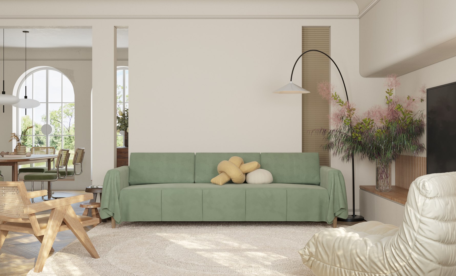 3D Modern residential indoor 3 d model model - TurboSquid 2044137