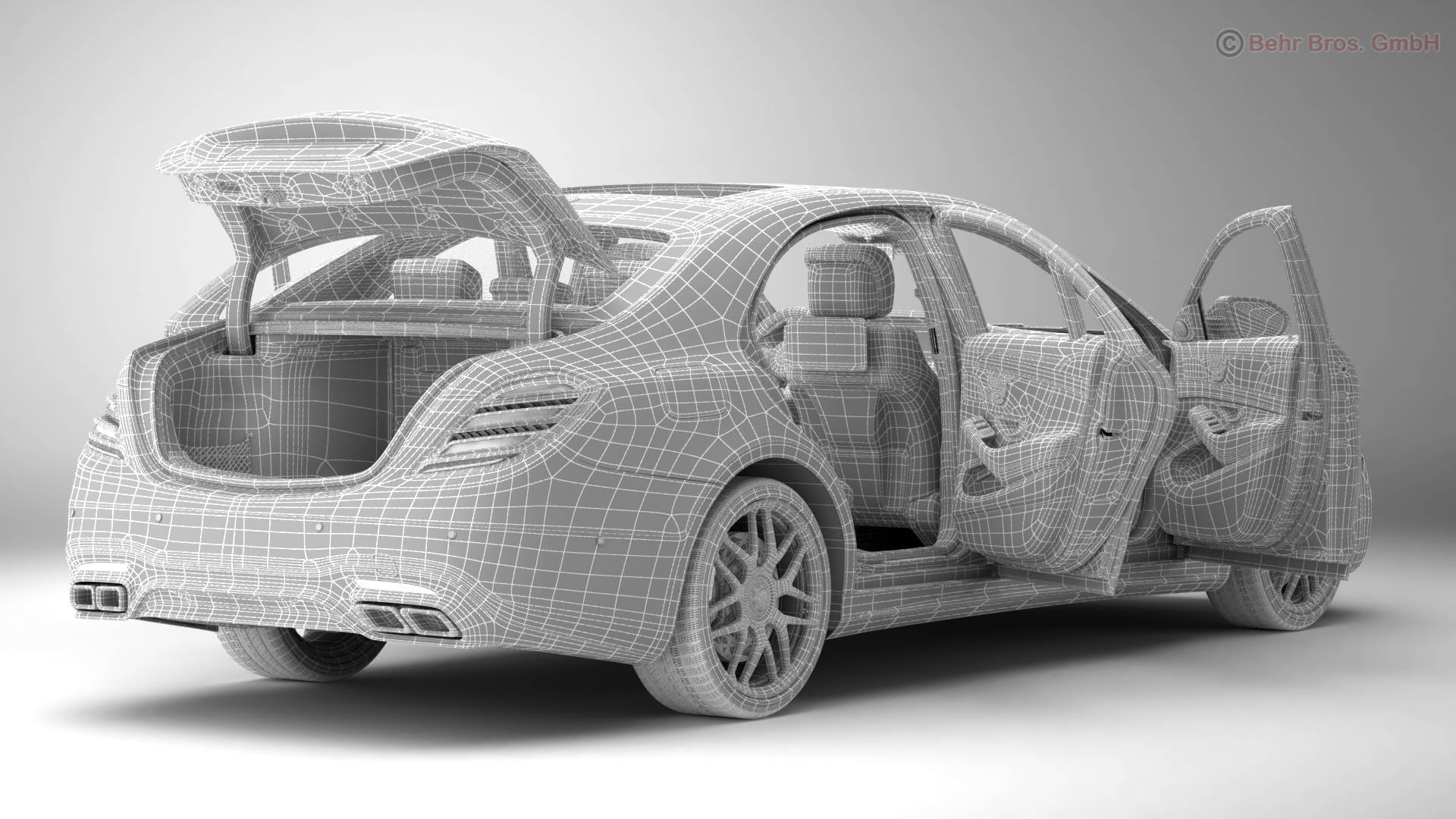 3D mercedes s class amg - TurboSquid 1312984