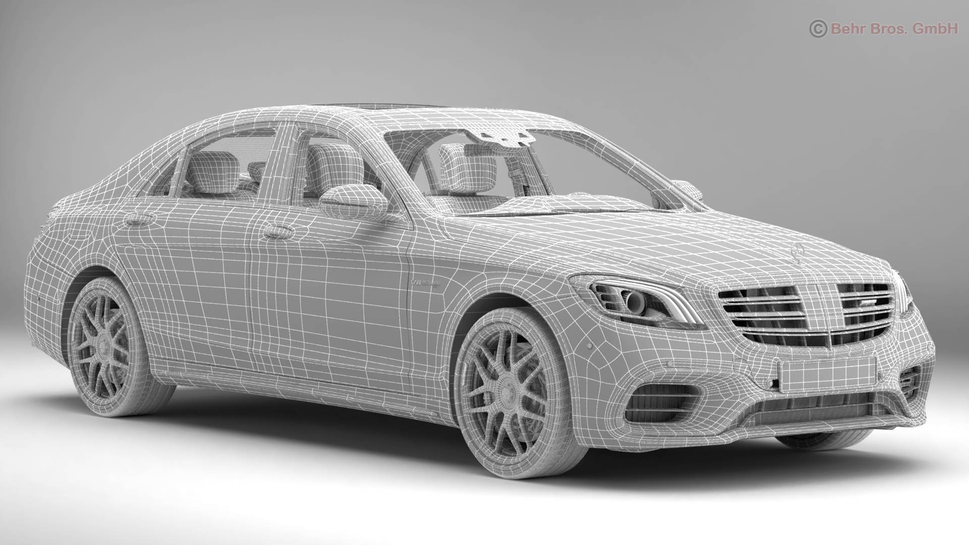 3D Mercedes S Class Amg - TurboSquid 1312984