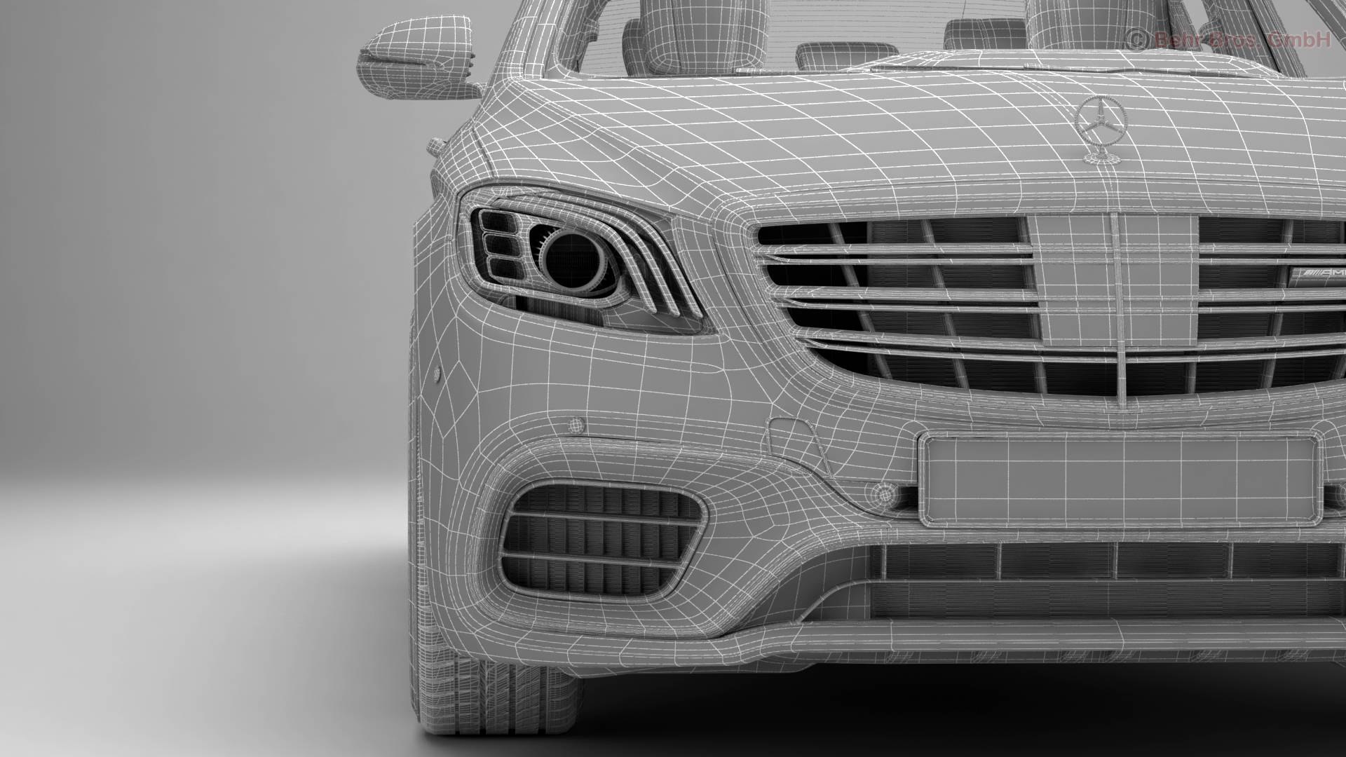 3D mercedes s class amg - TurboSquid 1312984