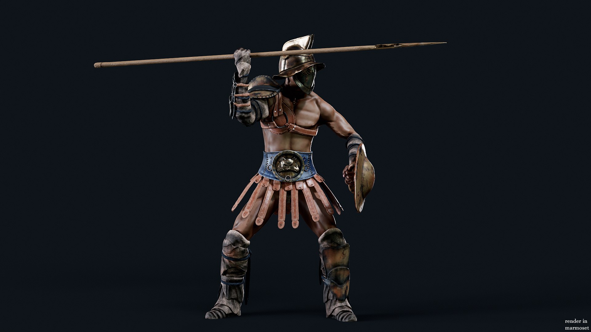 GLADIATOR RETIARIUS 3D Model - TurboSquid 2361172