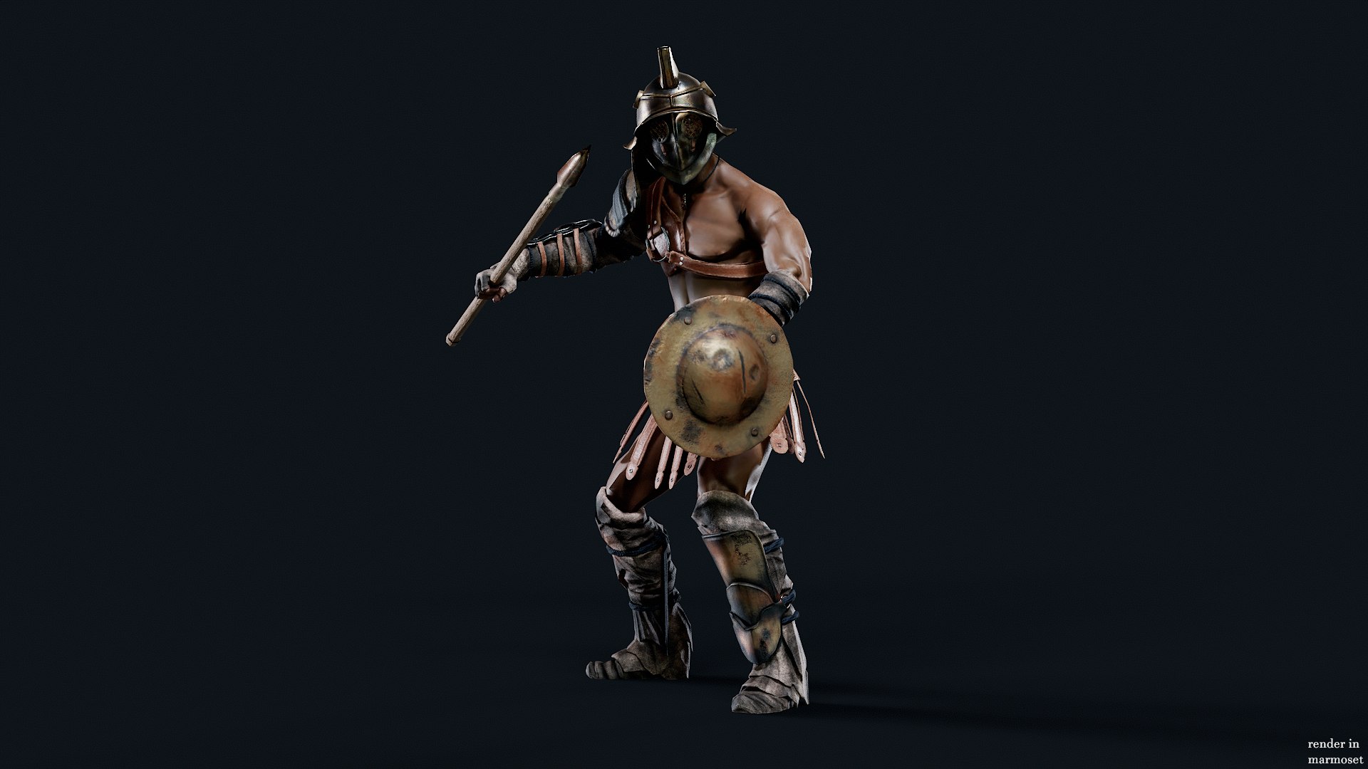 GLADIATOR RETIARIUS 3D Model - TurboSquid 2361172