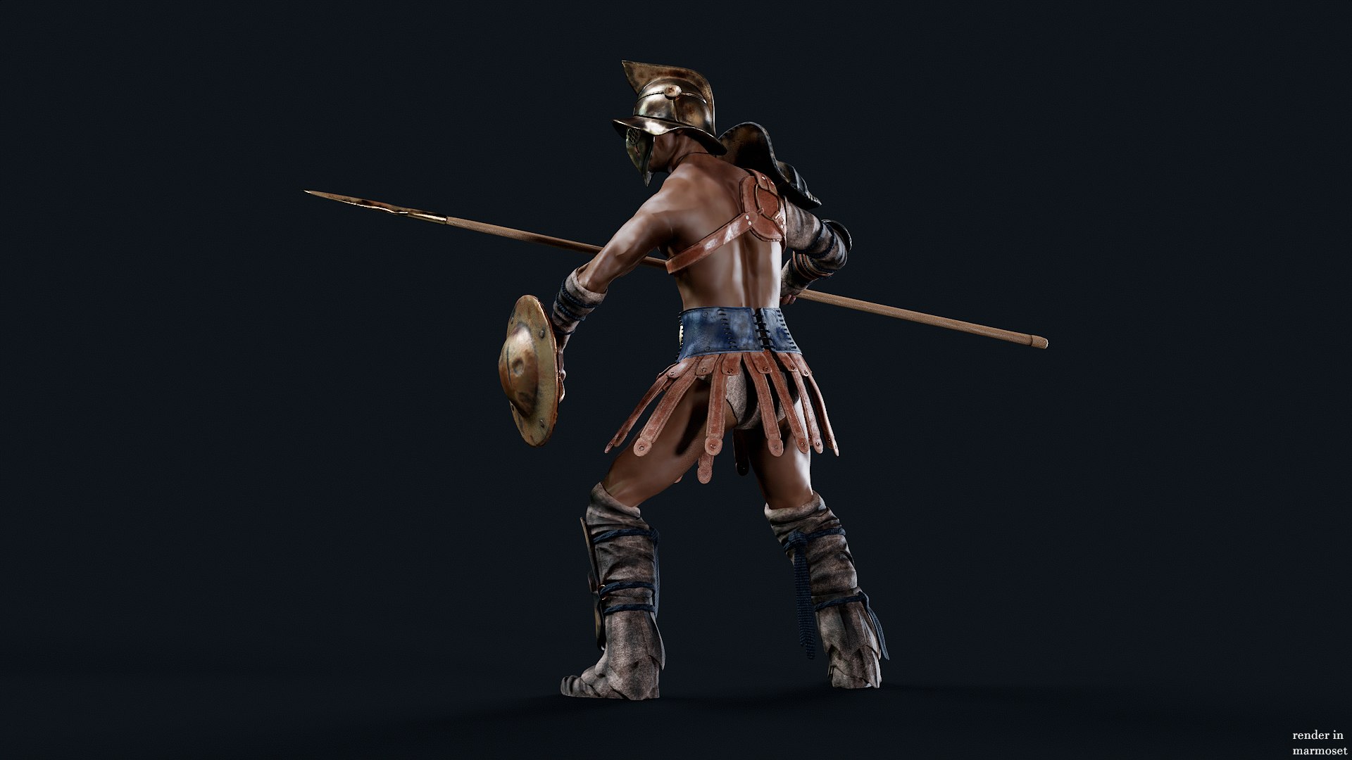 GLADIATOR RETIARIUS 3D Model - TurboSquid 2361172