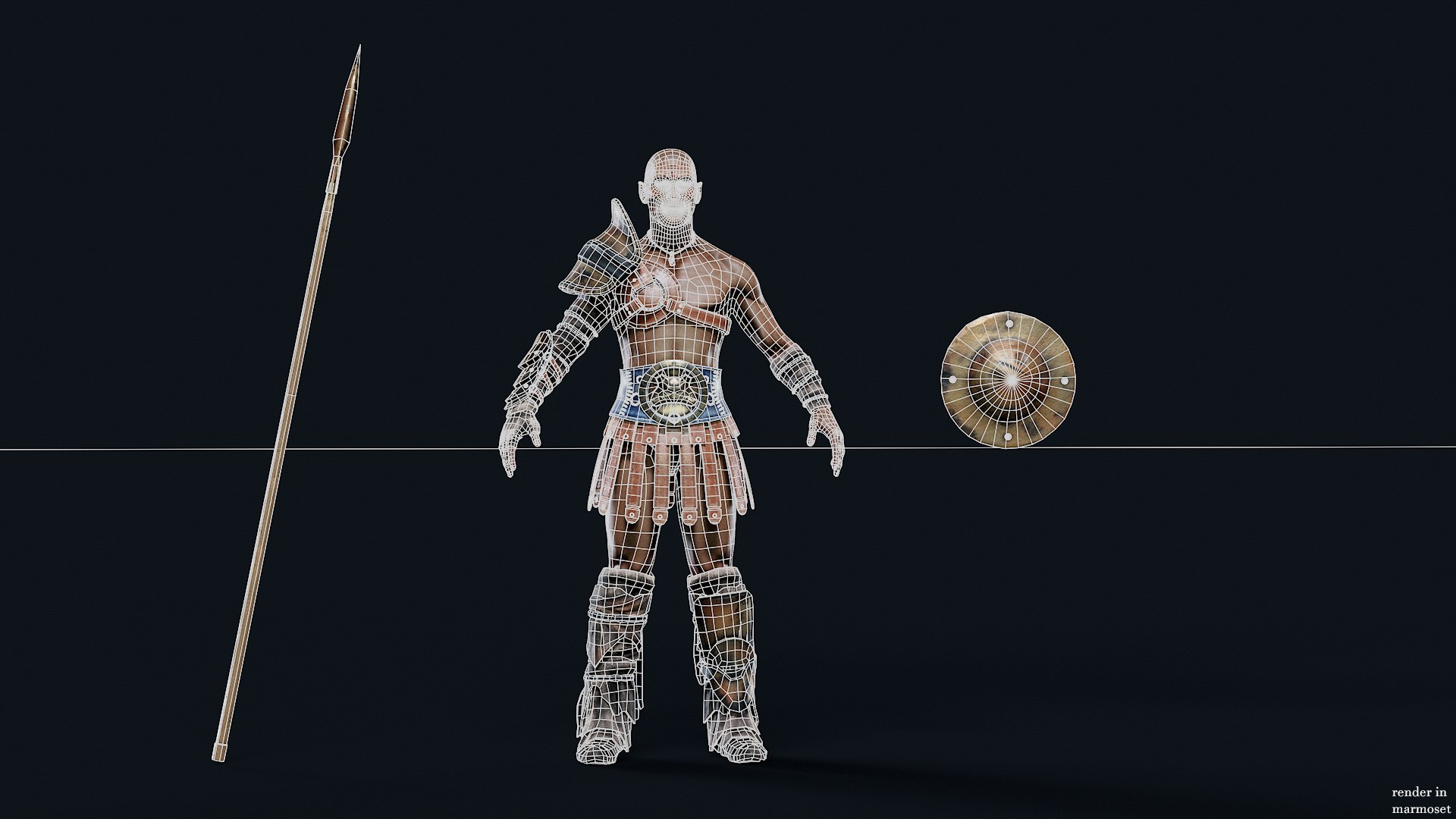 GLADIATOR RETIARIUS 3D Model - TurboSquid 2361172