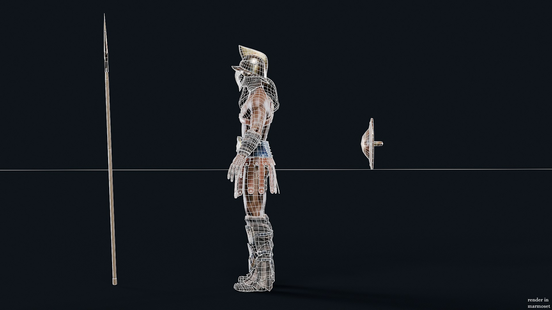 GLADIATOR RETIARIUS 3D Model - TurboSquid 2361172
