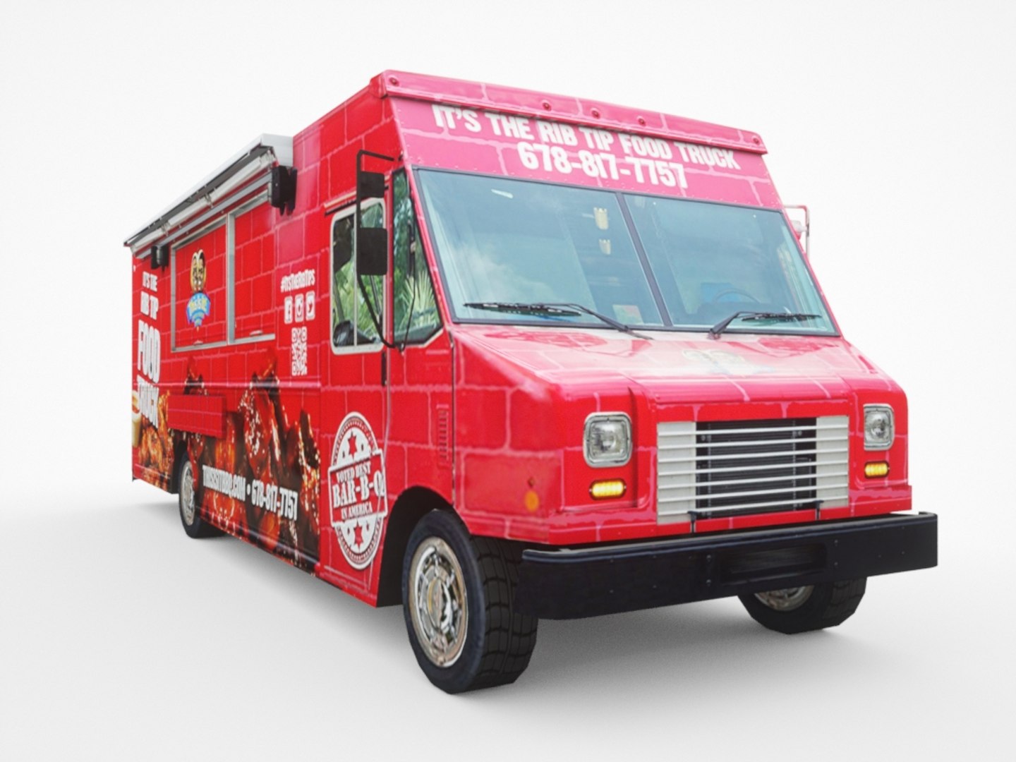 3D Model 26 Feet Barbeque Van - TurboSquid 1396956