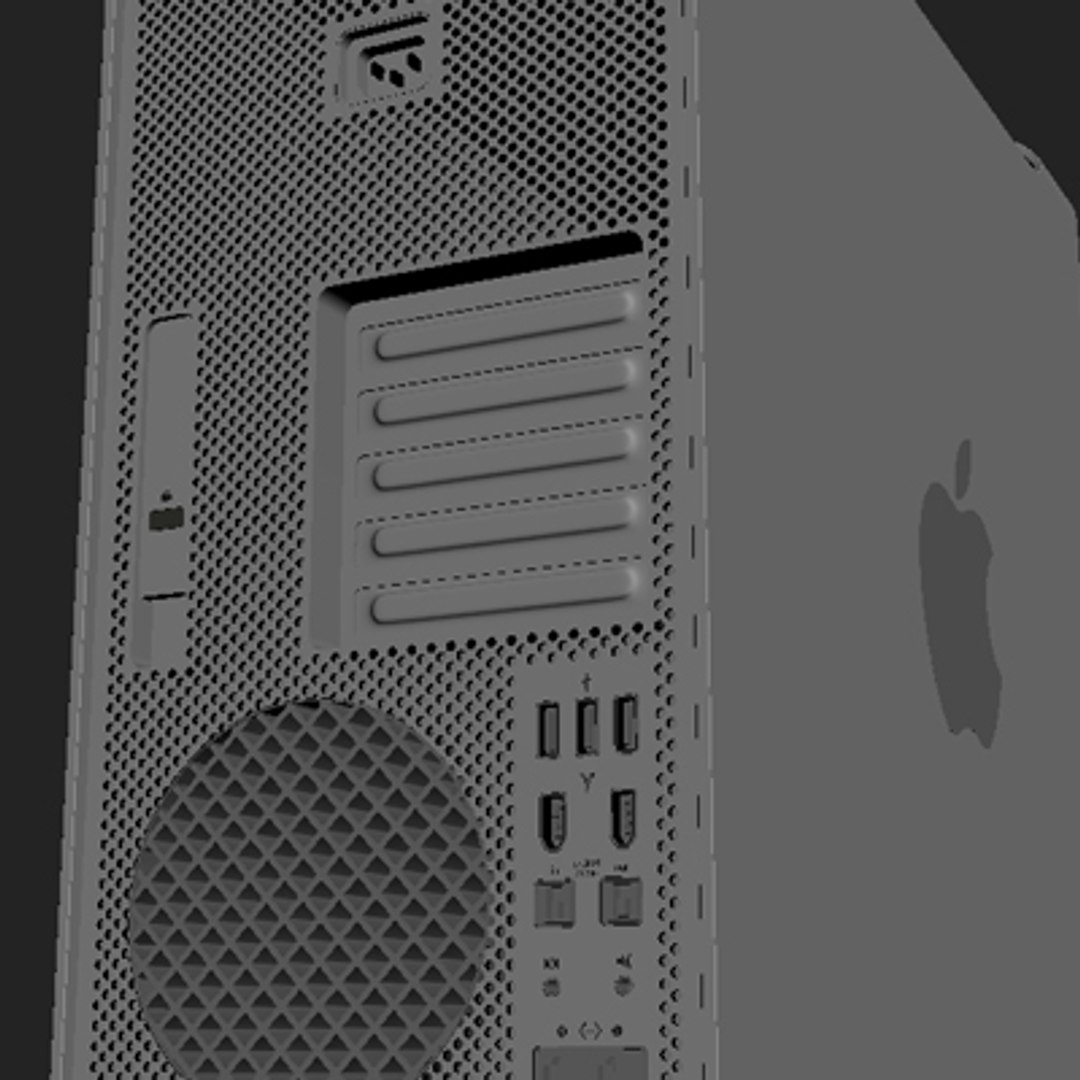 Apple Mac Pro 3d Model
