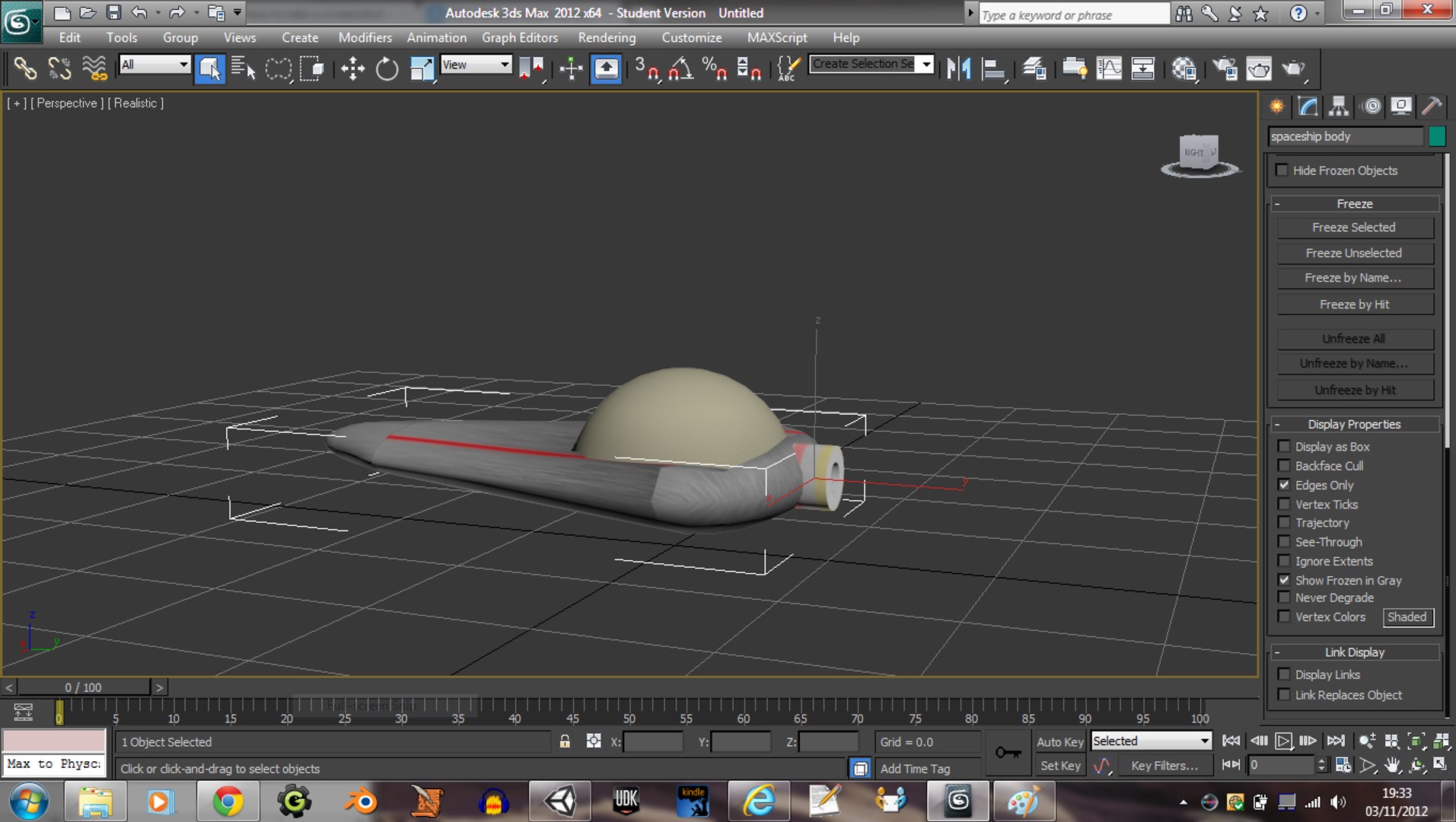 3ds Max Spaceship