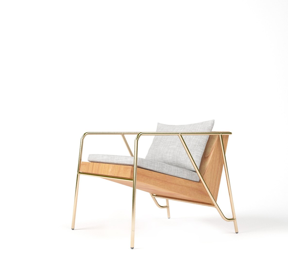 Lounge chair fil 3D model - TurboSquid 1195295