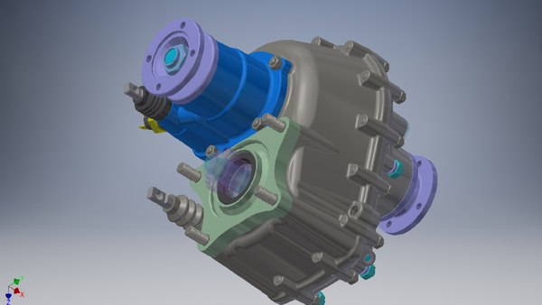 modelo 3d Vehicle transfer case 3D model - TurboSquid 2112018