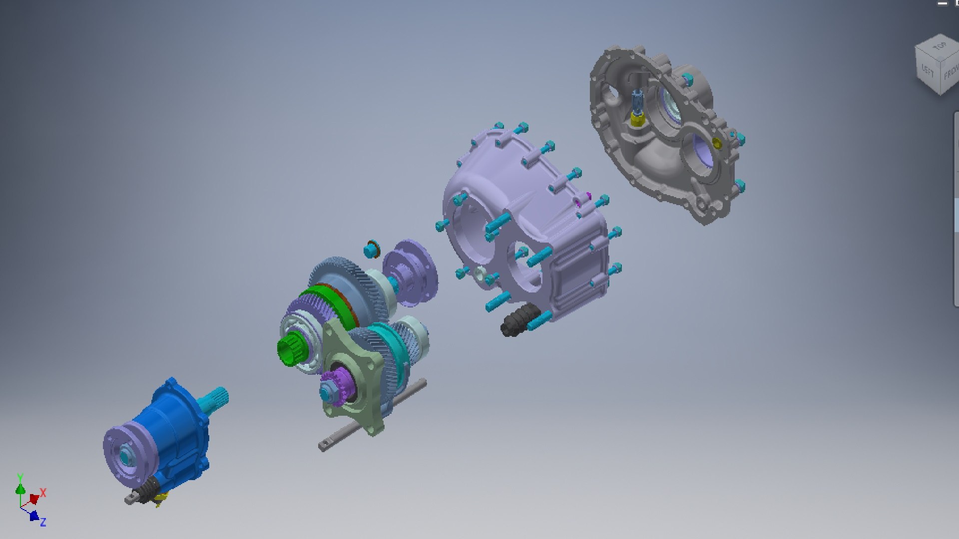 Vehicle transfer case 3D model model - TurboSquid 2112018