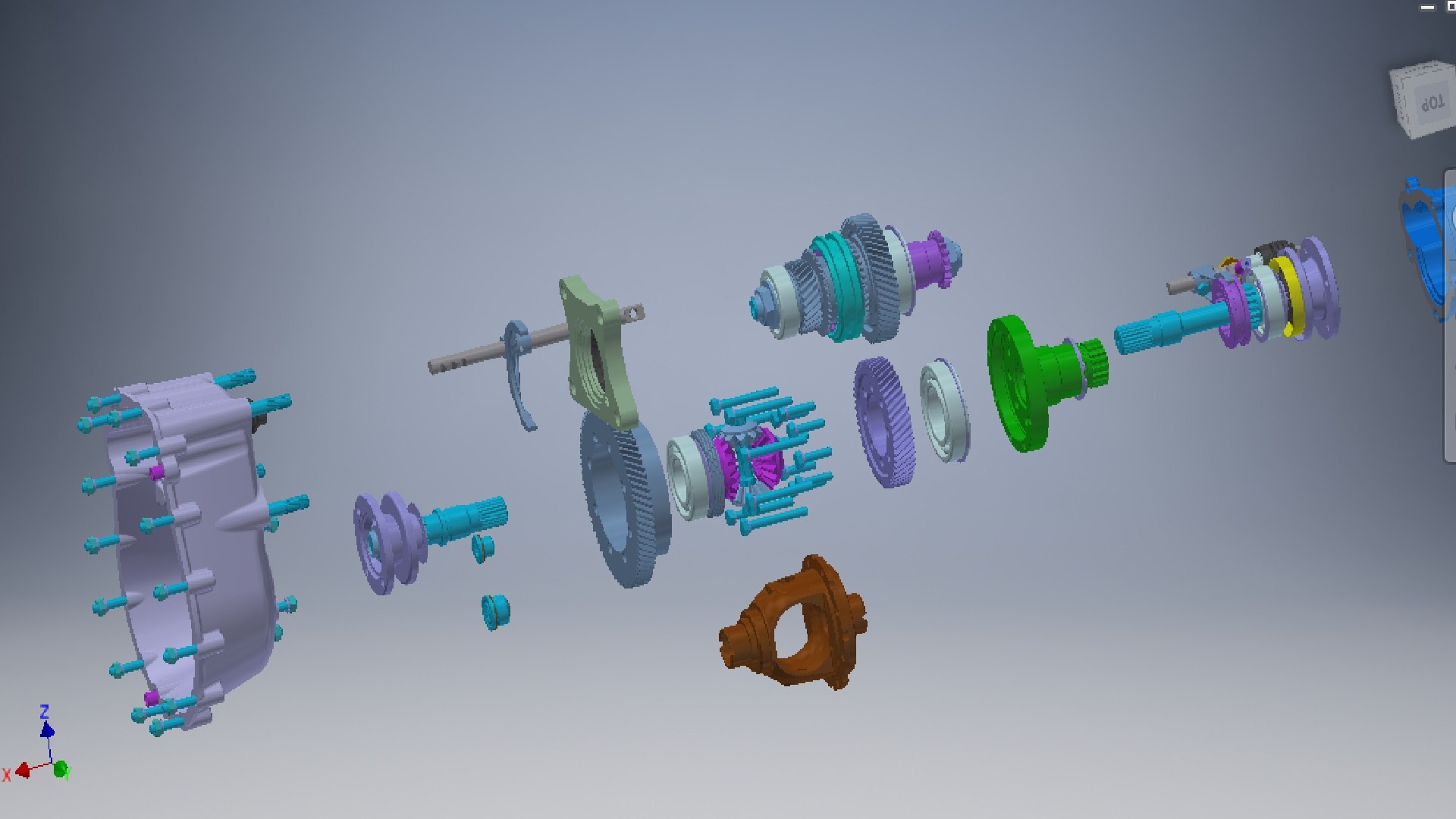 Vehicle transfer case 3D model model - TurboSquid 2112018